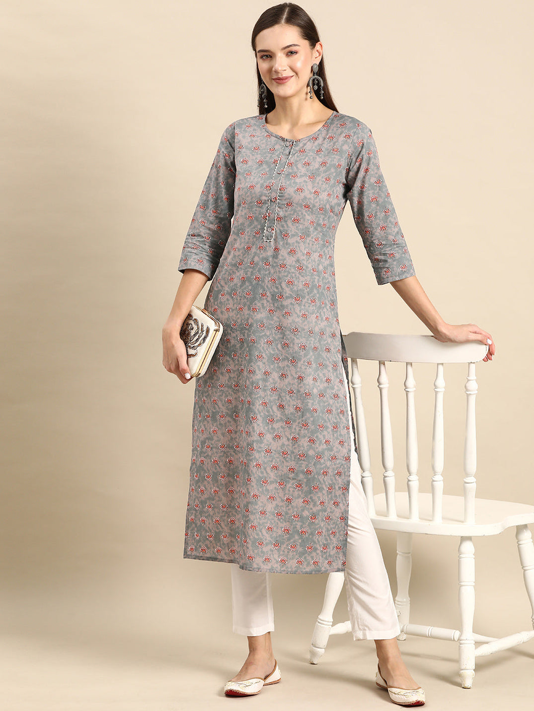 Buy Printed Kurtis Online at Best Prices in USA — Karmaplace